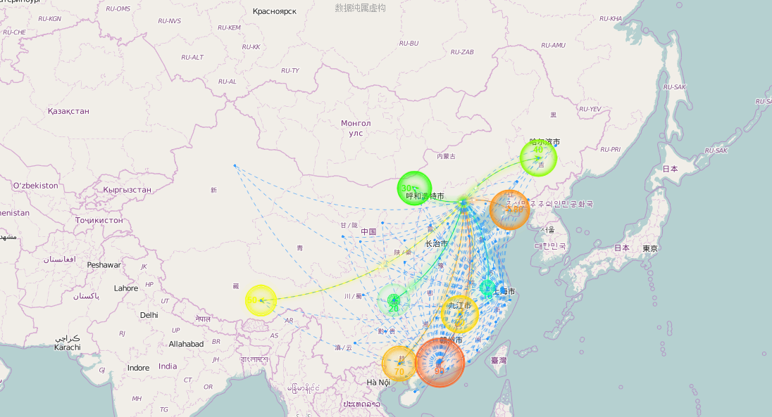 GitHub - isosky/Ol3-Echarts